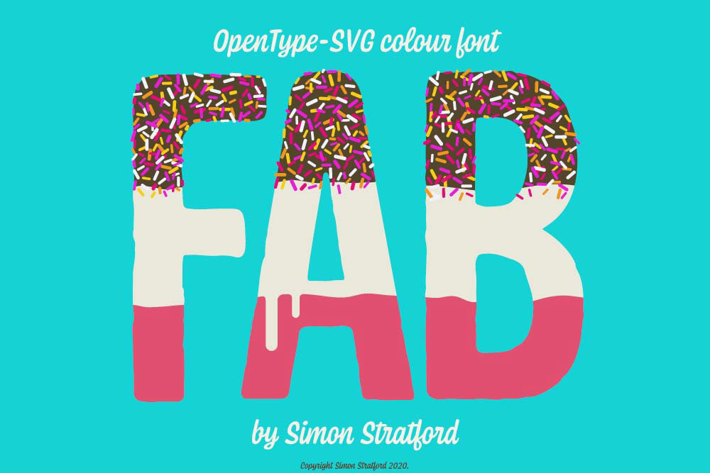 simon stratford - Fab Lolly font