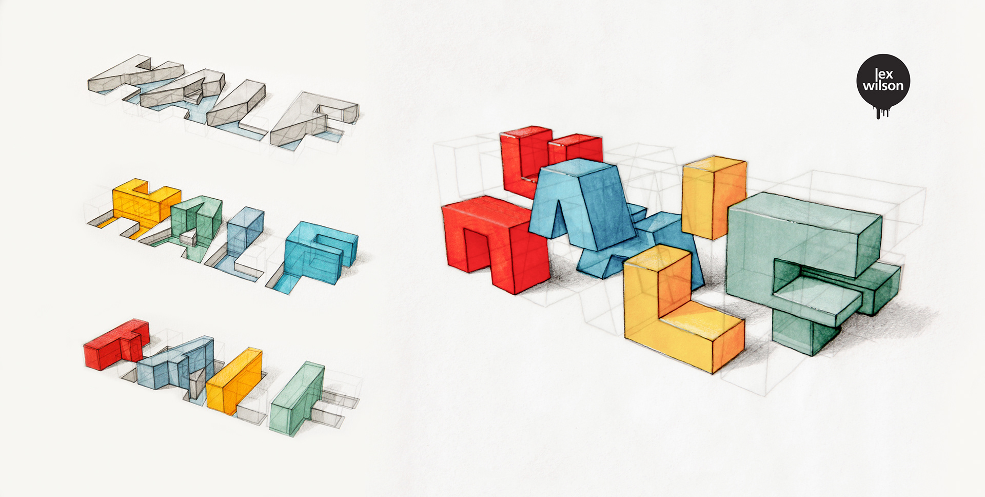 Lex Wilson - 3D Type: Collection #1