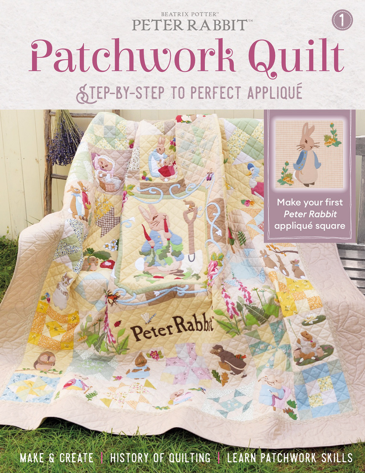 Graphic designer, berkhamsted, carrie brown - Peter Rabbit Appliqué ...