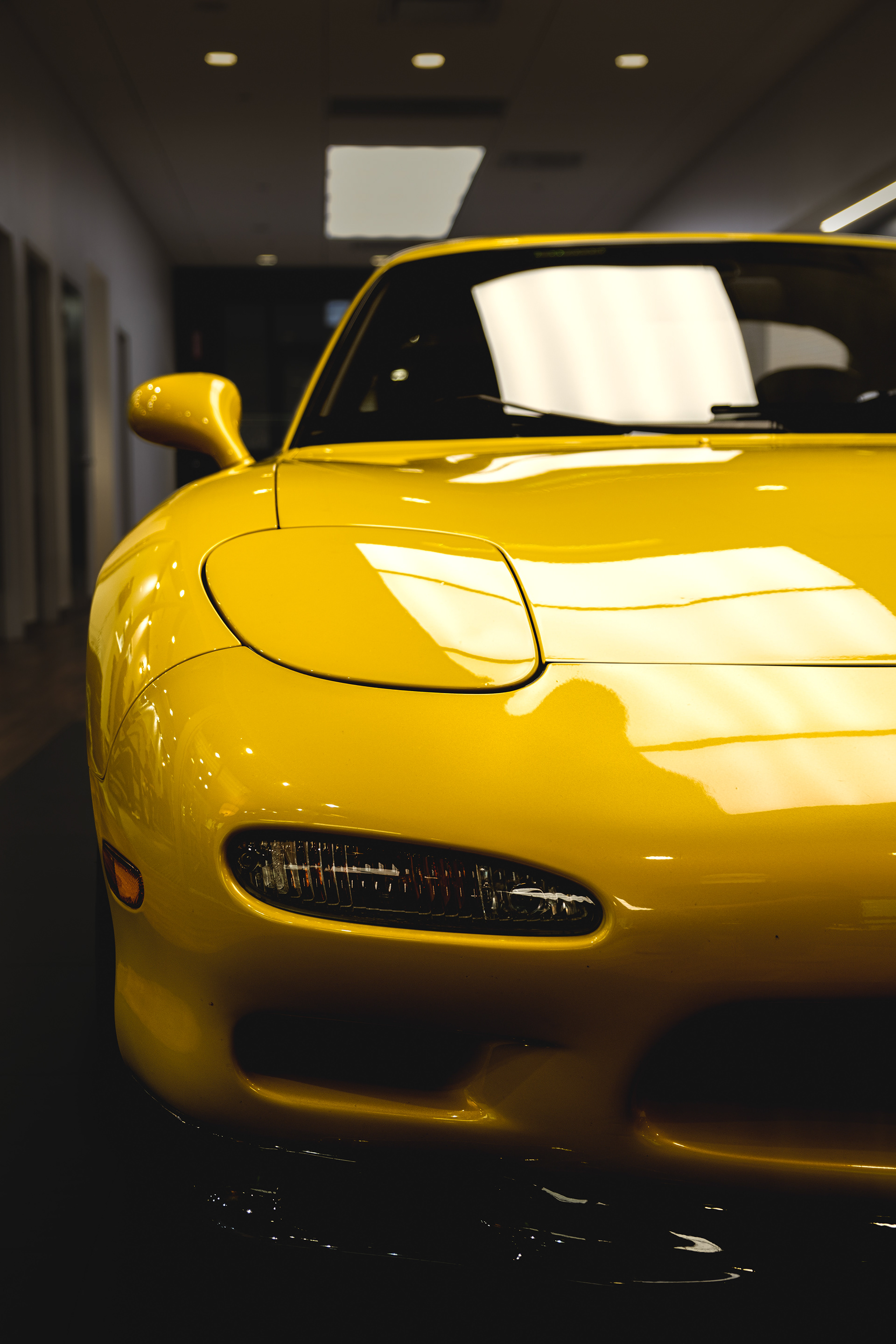 Albert Gandikal - Mazda Rx7 Gen 3 Competition Yellow.