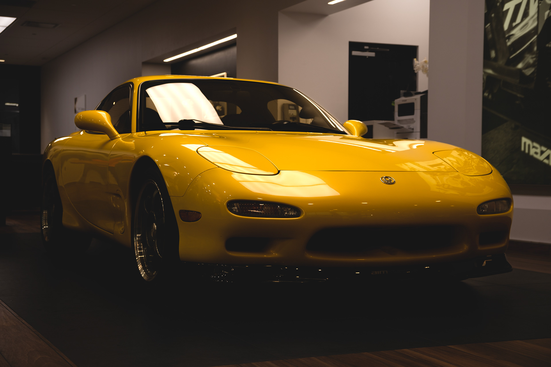 Albert Gandikal - Mazda Rx7 Gen 3 Competition Yellow.
