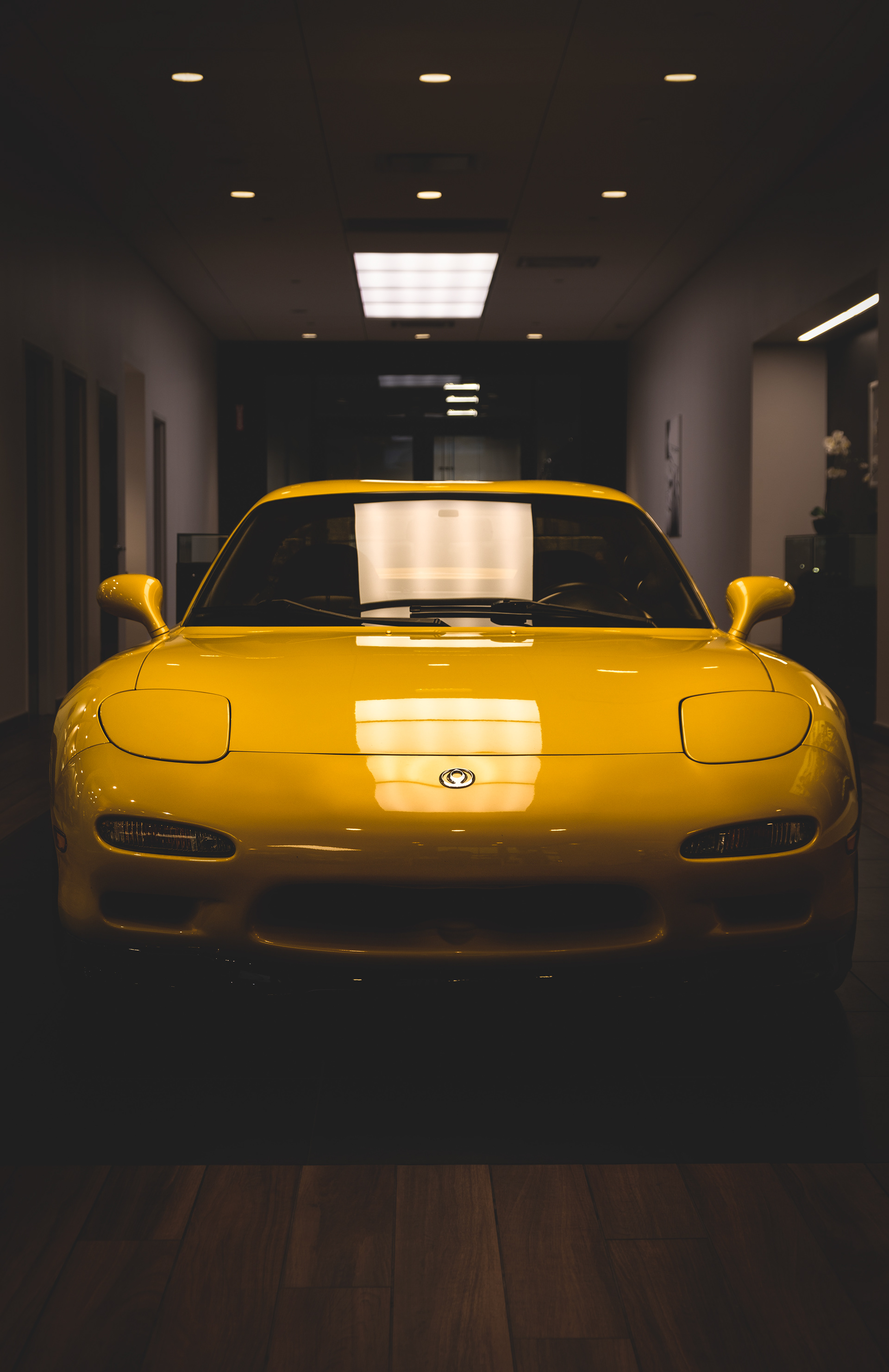 Albert Gandikal - Mazda Rx7 Gen 3 Competition Yellow.