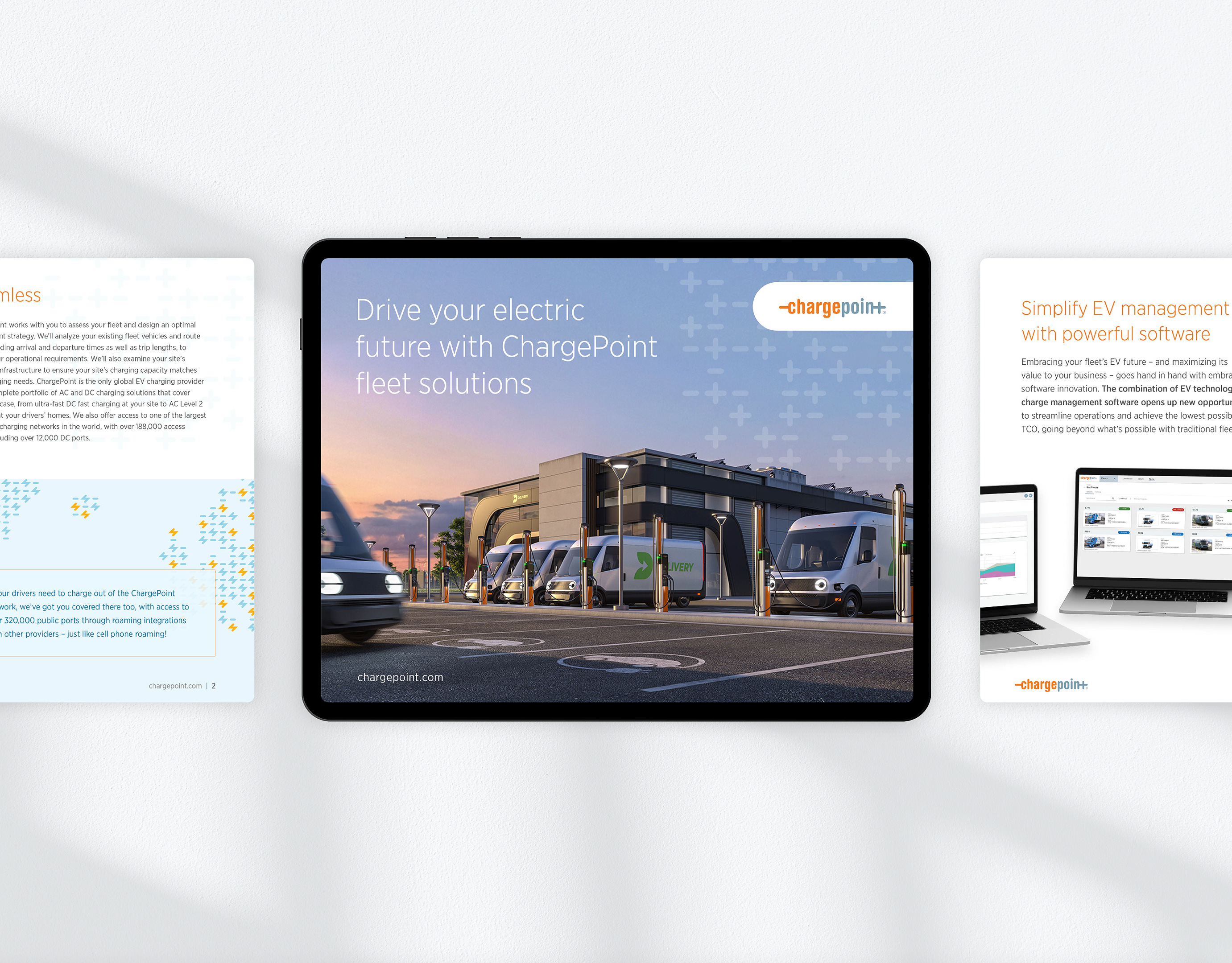 Michael Curiel - ChargePoint Brochure & eBook Design