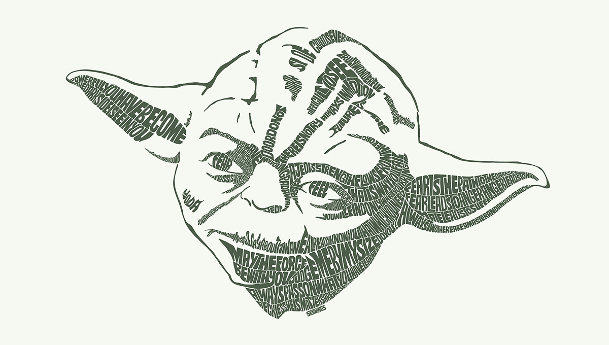 Seanings typographic illustrations - Pop Culture
