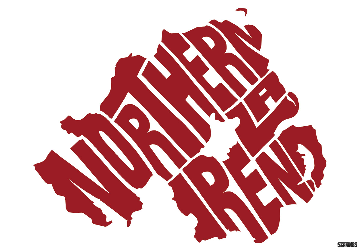 Seanings typographic illustrations - World Maps