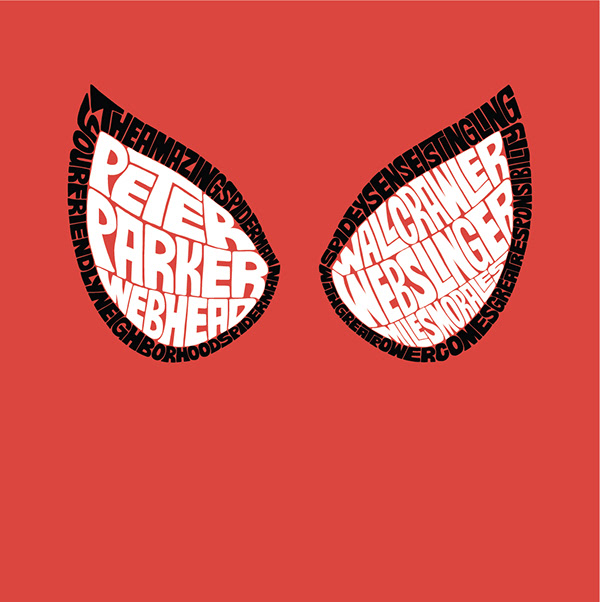 Seanings typographic illustrations - Pop Culture