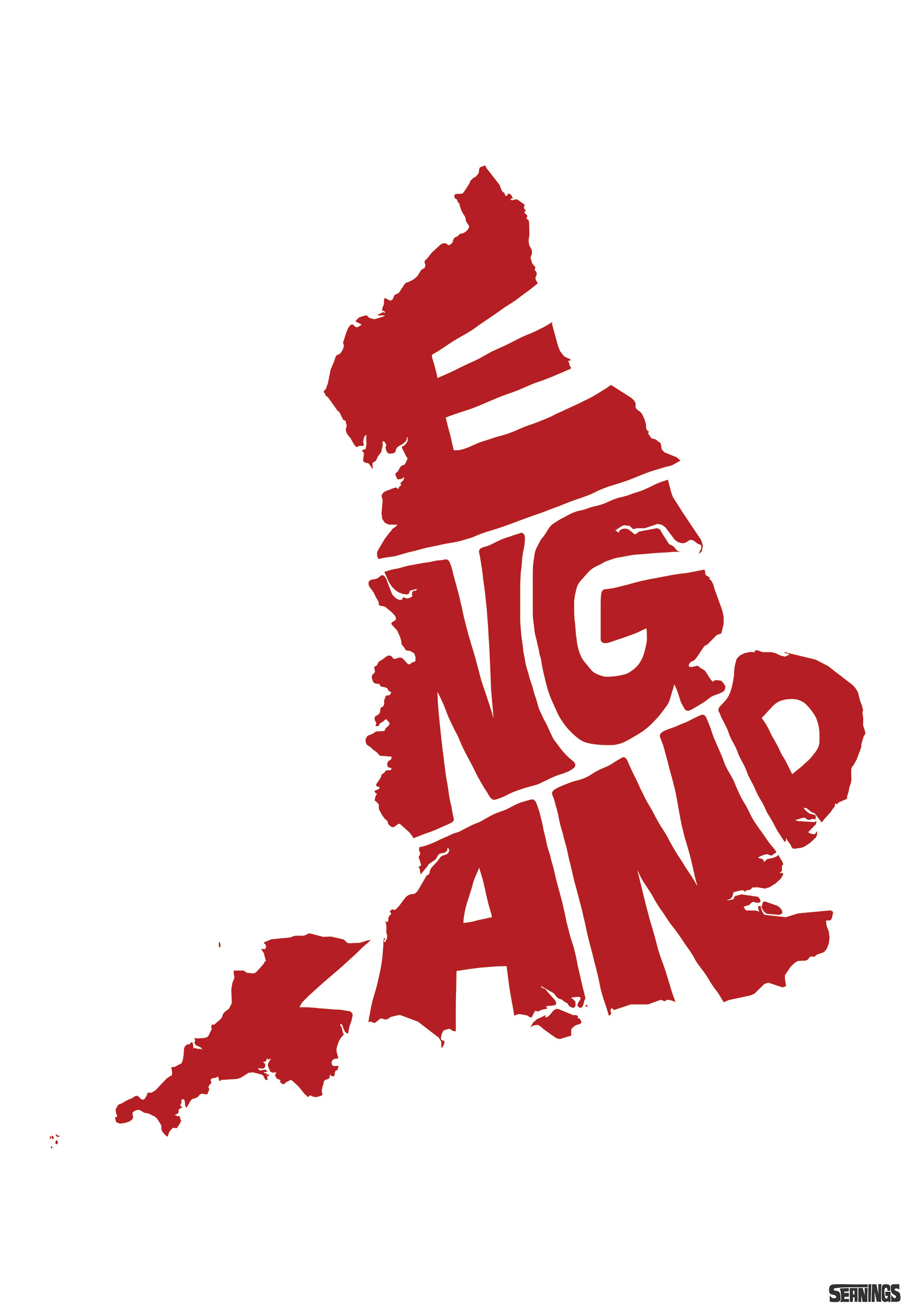 Seanings typographic illustrations - World Maps