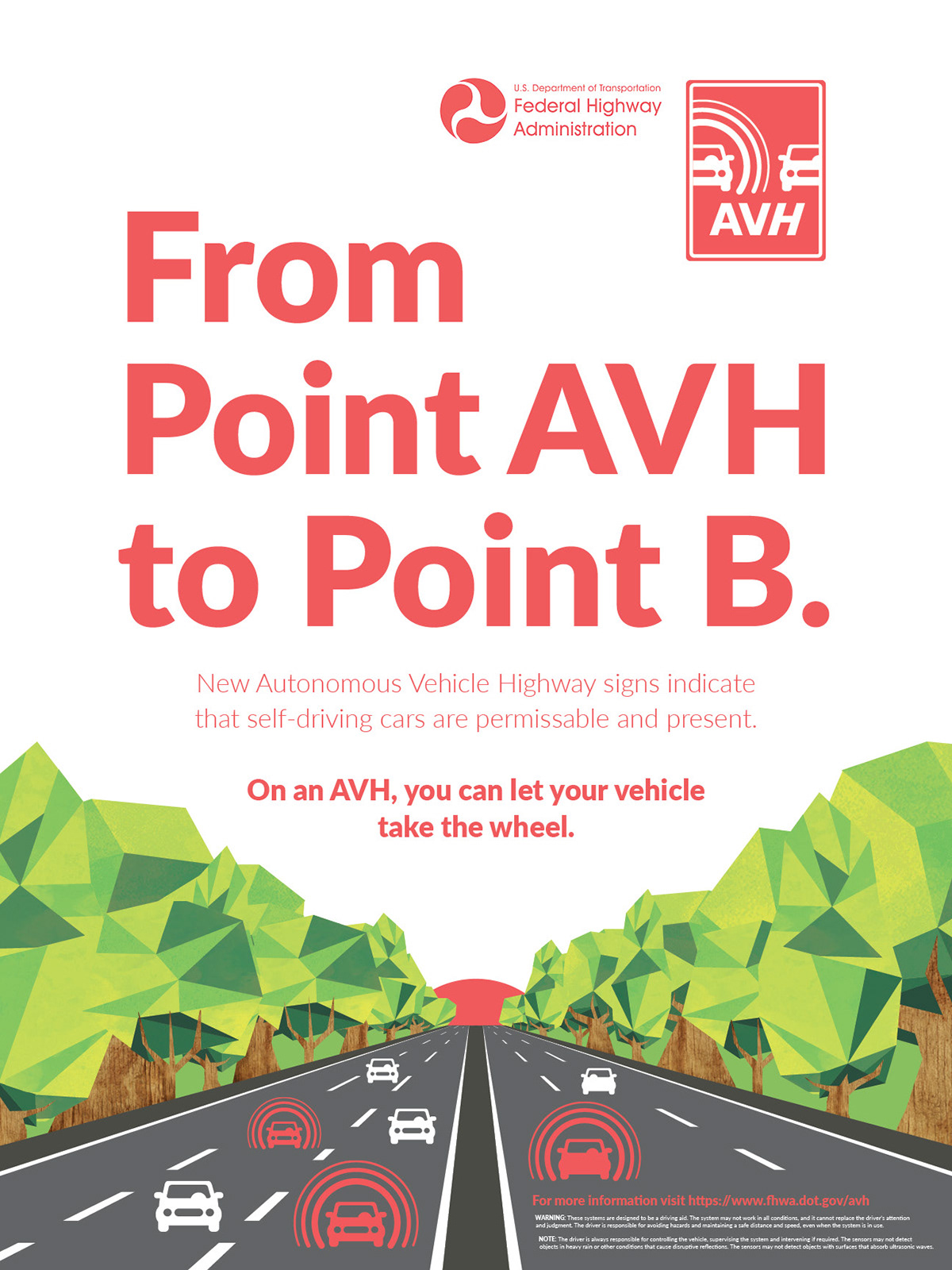 Colleen Kelley - Autonomous Vehicle Highway Campaign Poster