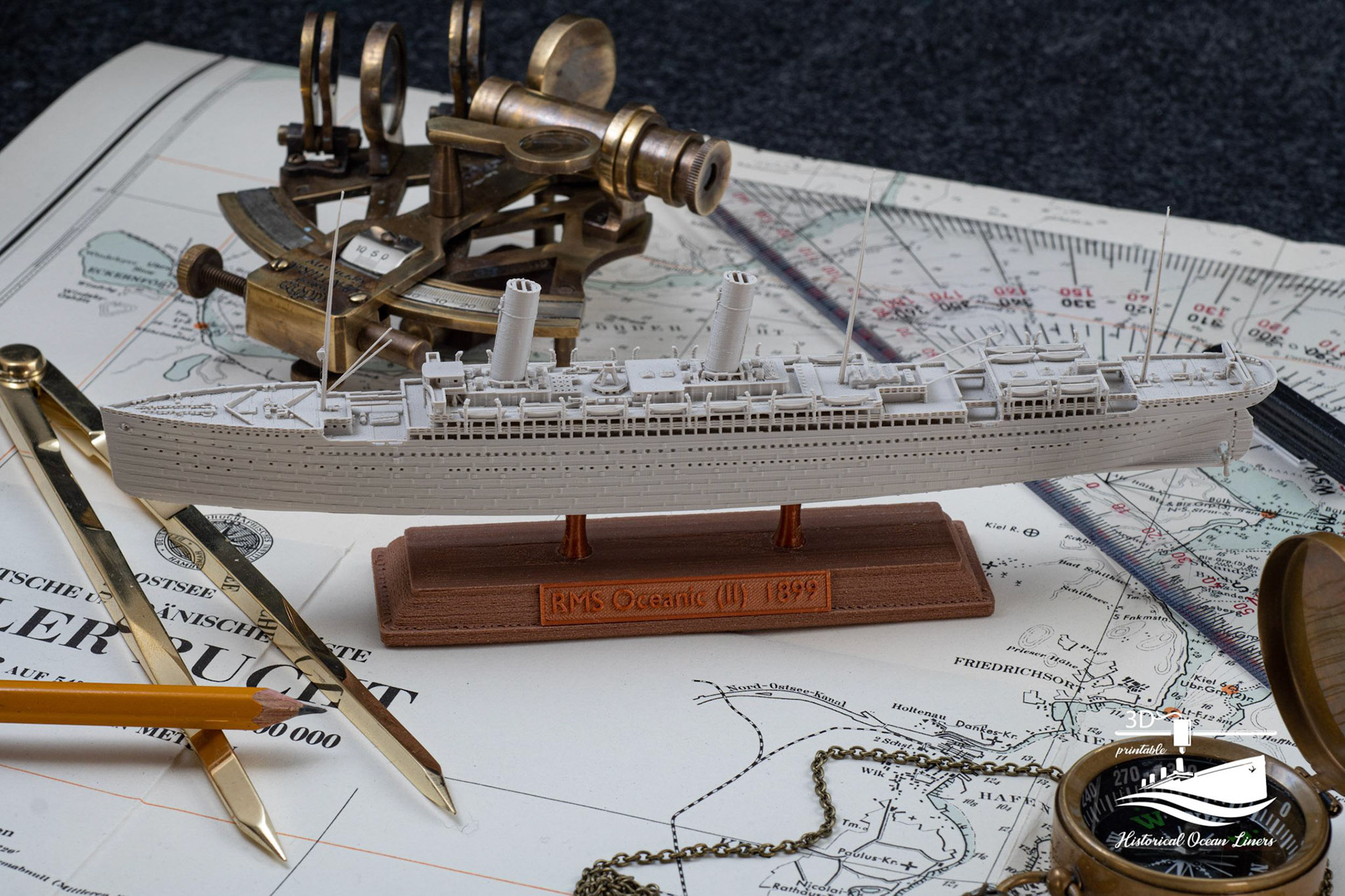 3D printed historical ocean liners - RMS Oceanic II