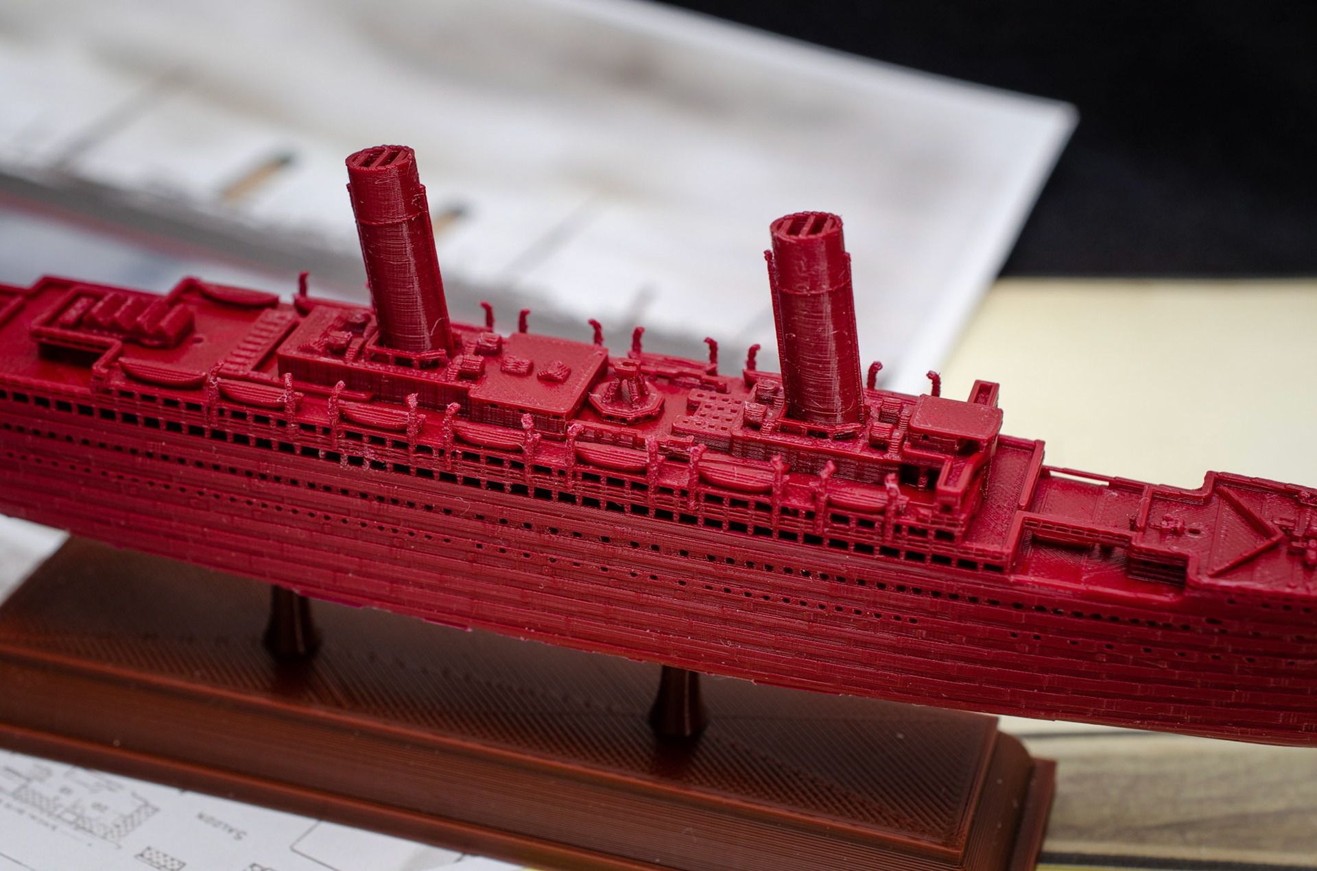 3D printed historical ocean liners - RMS Oceanic II