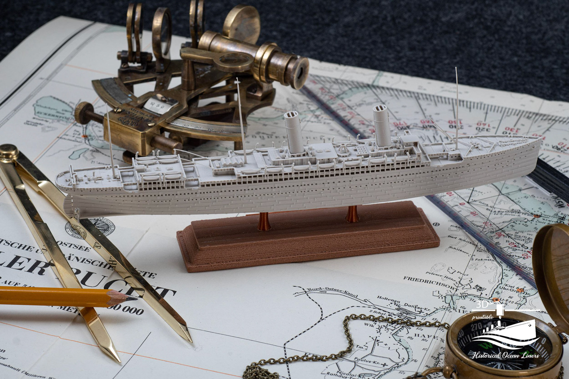 3D printed historical ocean liners - RMS Oceanic II
