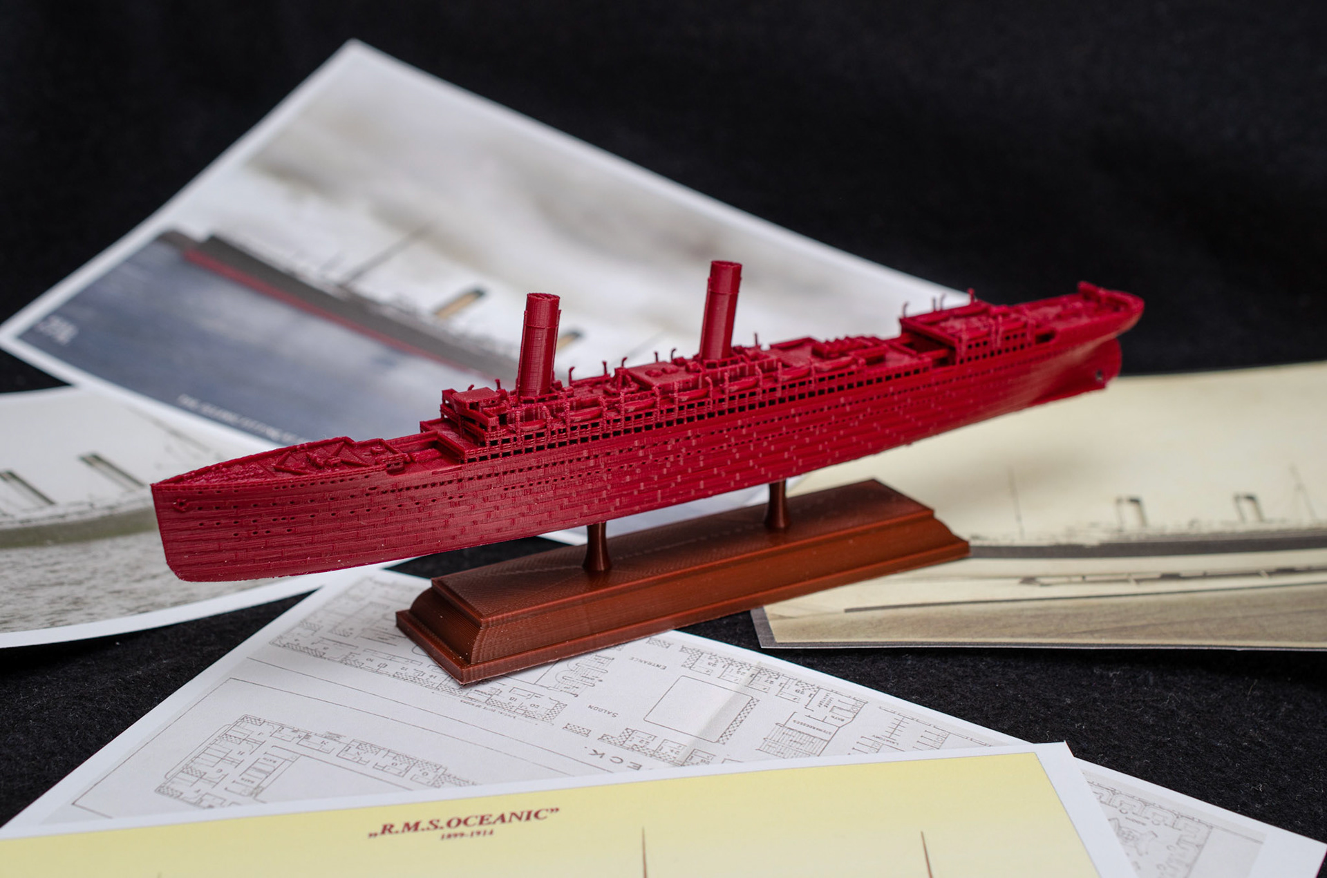3D printed historical ocean liners - RMS Oceanic II