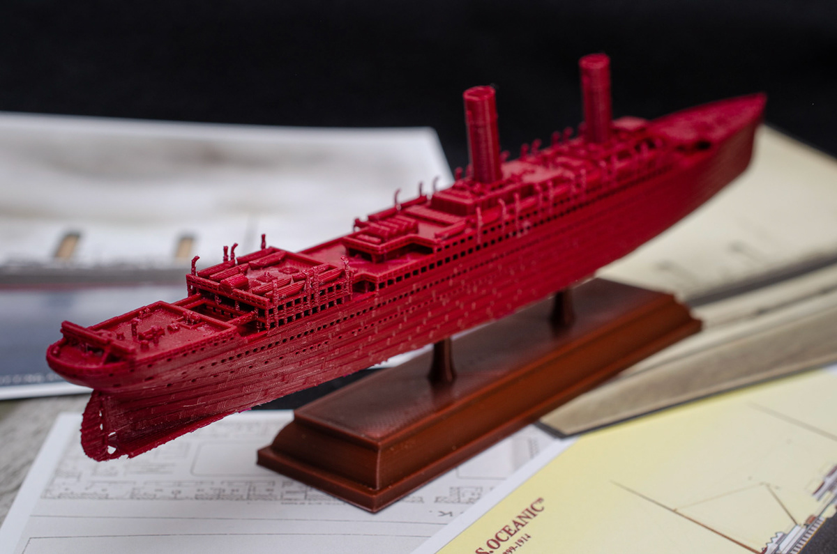 3D printed historical ocean liners - RMS Oceanic II