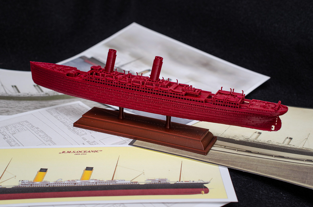 3D printed historical ocean liners - RMS Oceanic II