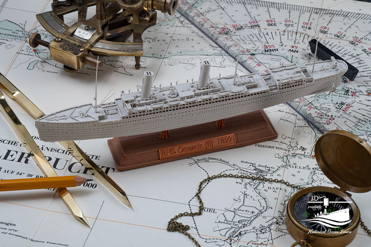 3D printed historical ocean liners - RMS Oceanic II