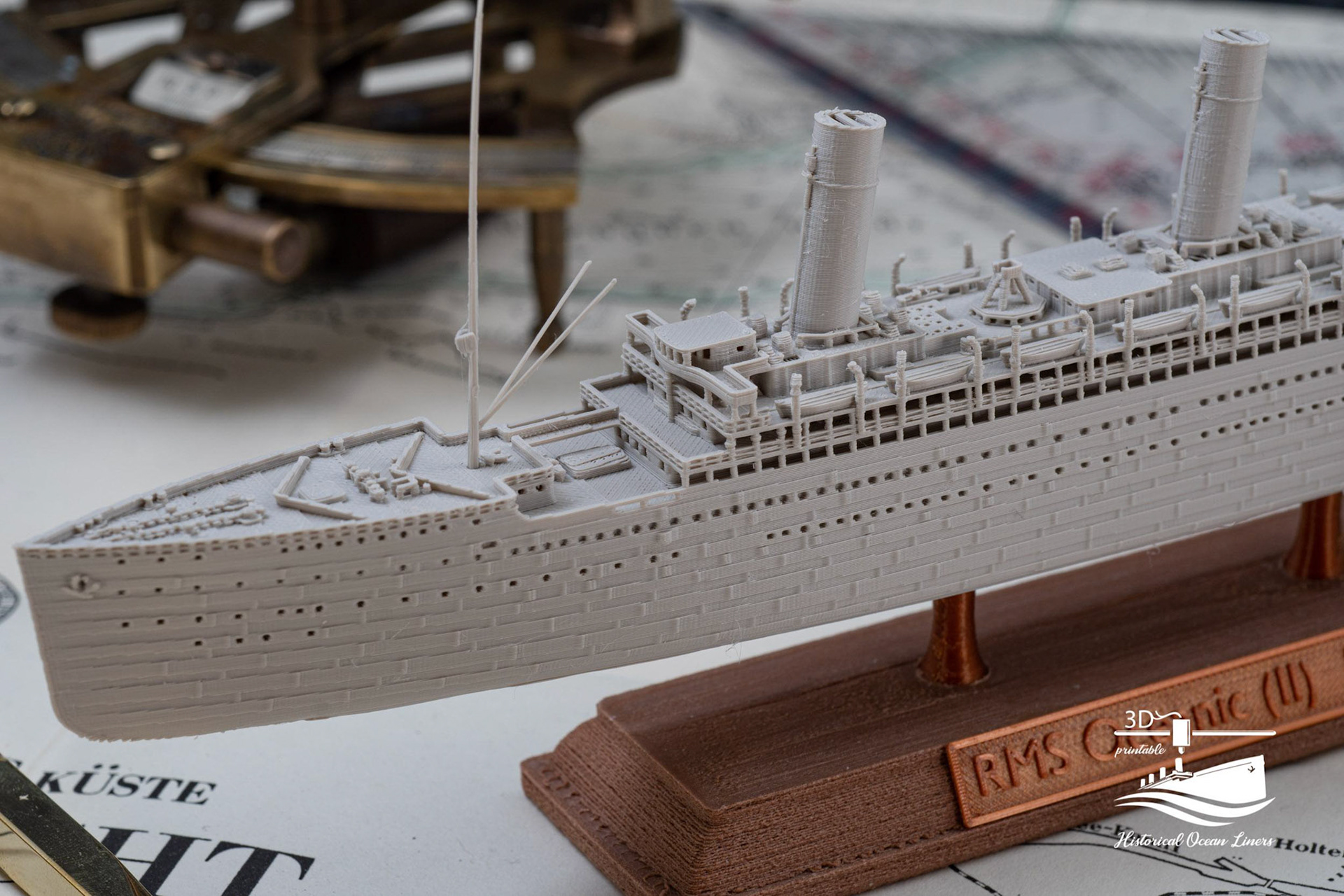 3D printed historical ocean liners - RMS Oceanic II