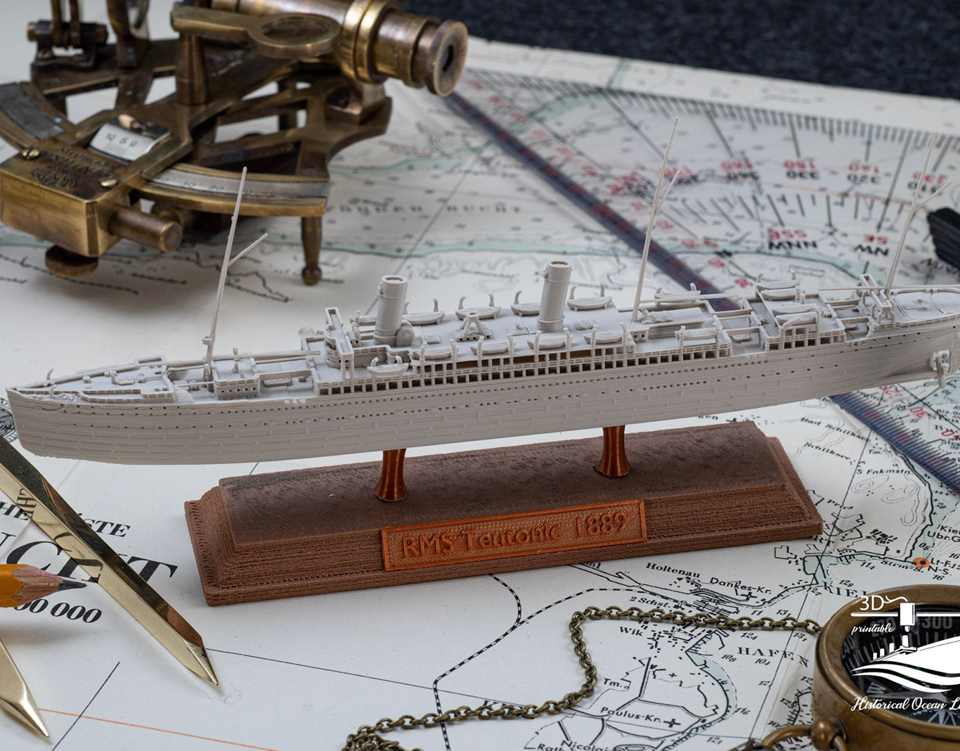 3D printed historical ocean liners