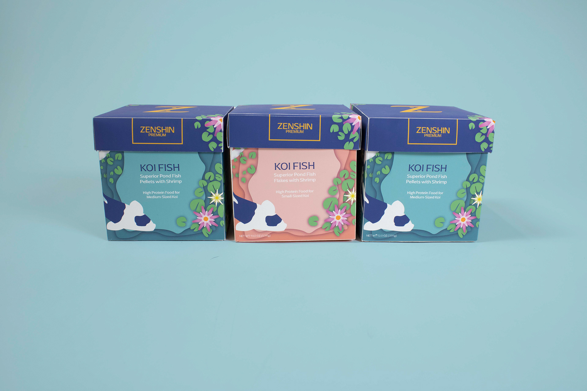 Brandon Timonere - Zenshin Koi Fish Food Packaging