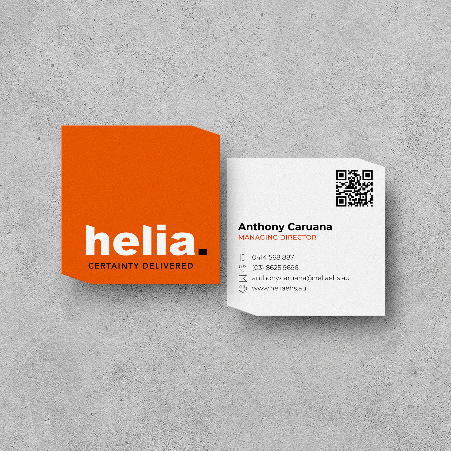 Code Red Creative® - Helia EHS Brand Identity