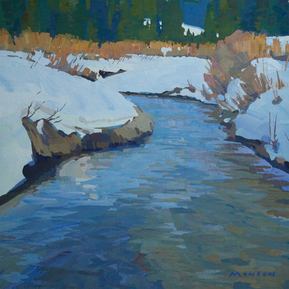 Alec Monson - Gouache Paintings