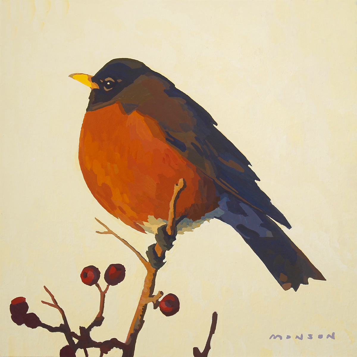 Alec Monson - Gouache Paintings