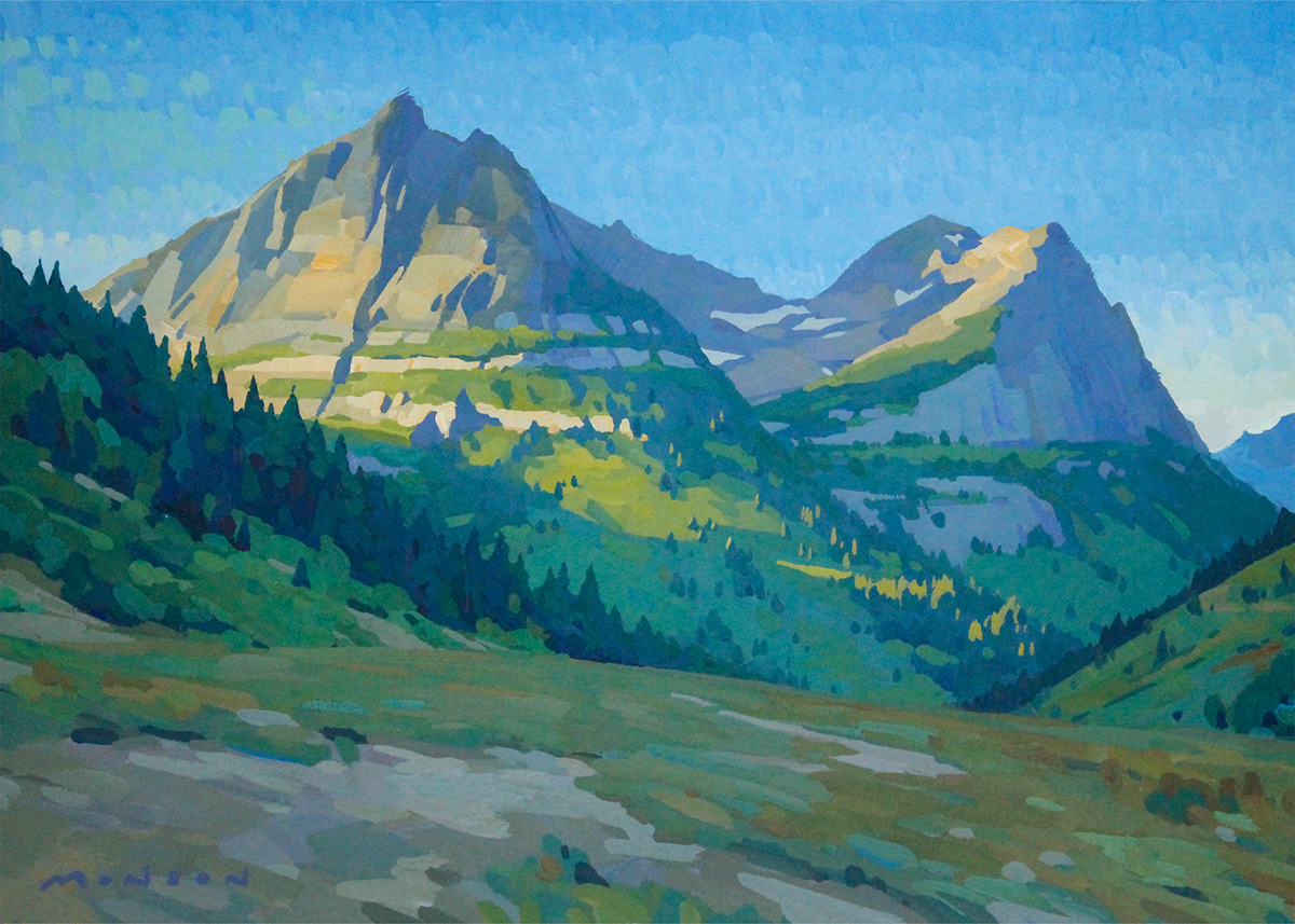 Alec Monson - Gouache Paintings