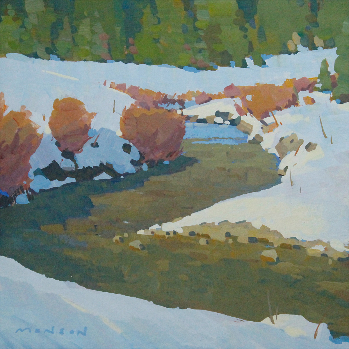 Alec Monson - Gouache Paintings