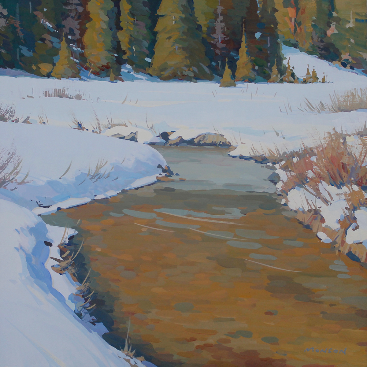 Alec Monson - Gouache Paintings