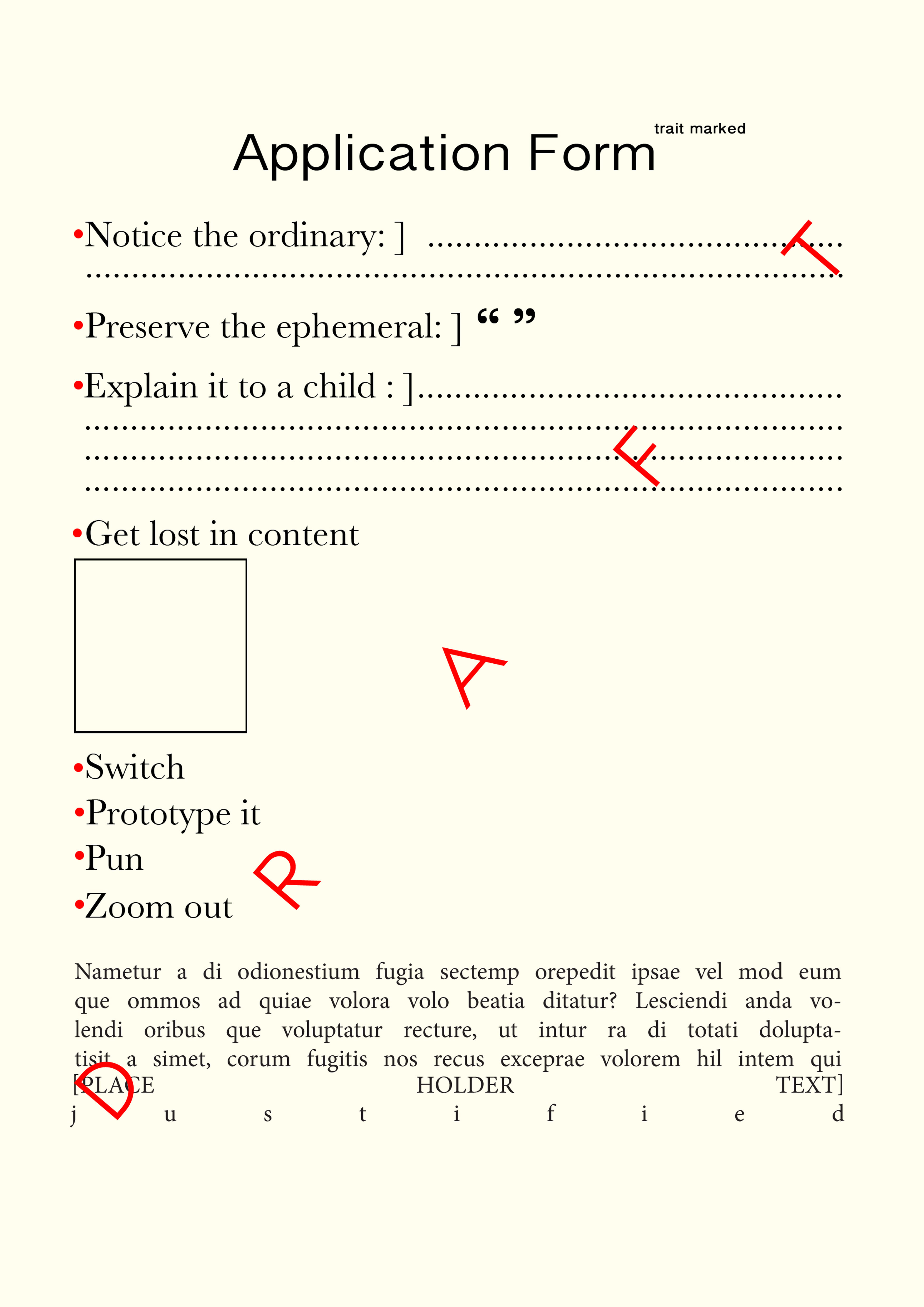Application Form™