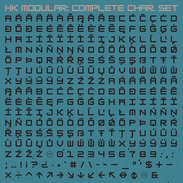 Alfredo Marco Pradil - HK Modular Typeface