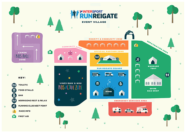 Sarah Rickman - Run Reigate Village Map
