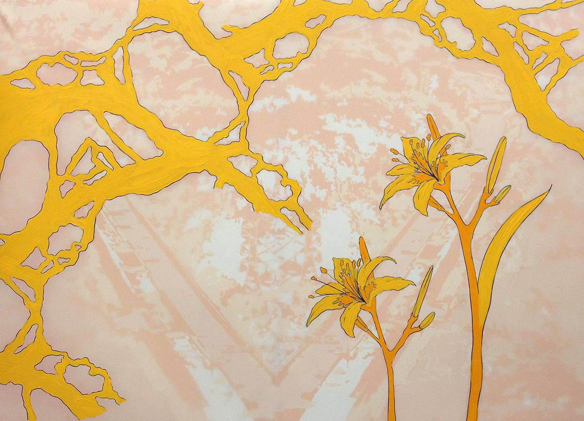 jenna lucente - Mylar Drawings