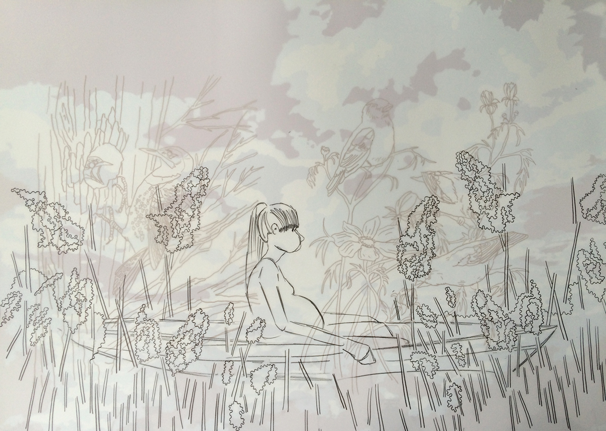 jenna lucente - Mylar Drawings