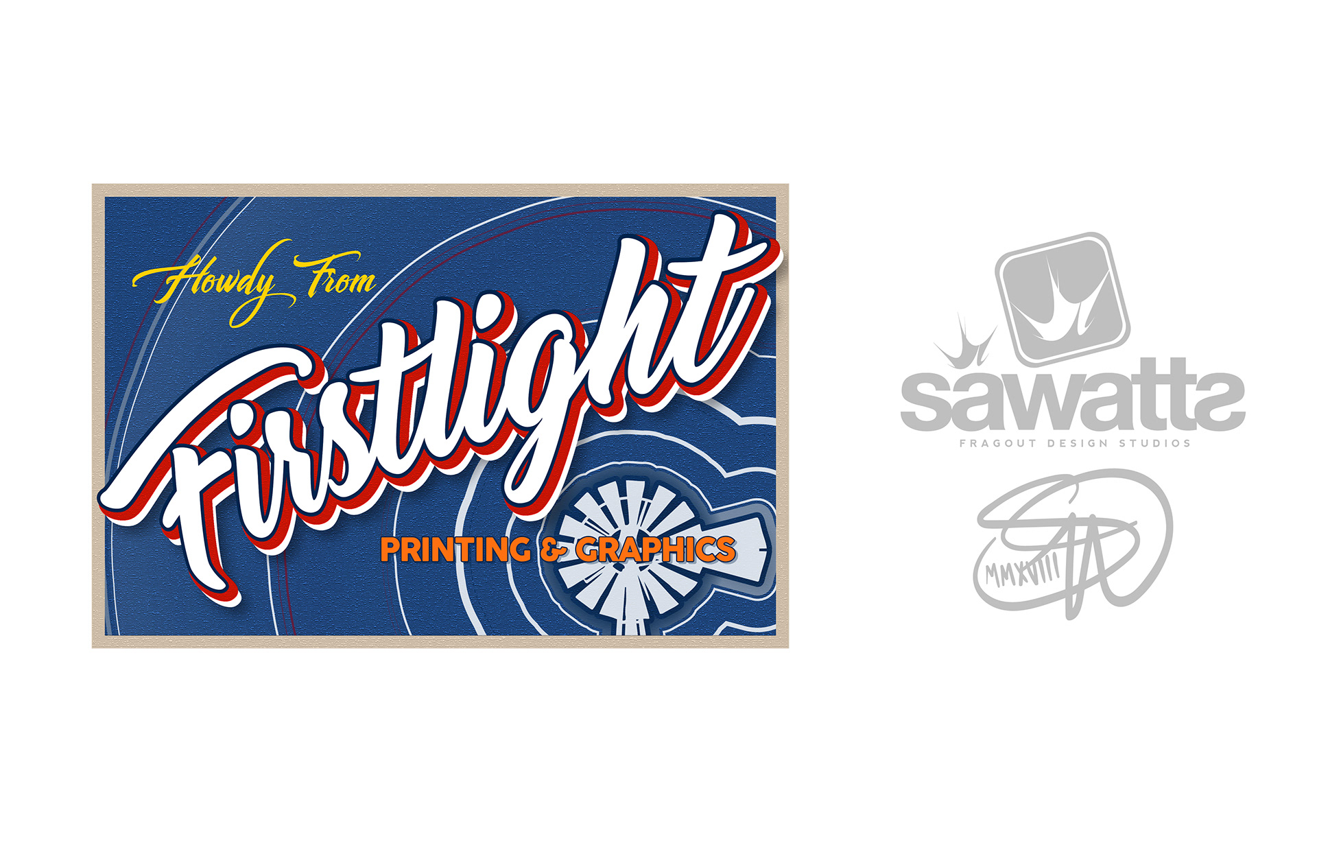 Fragout Design Studios - Firstlight Printing & Graphics - Logo and ...