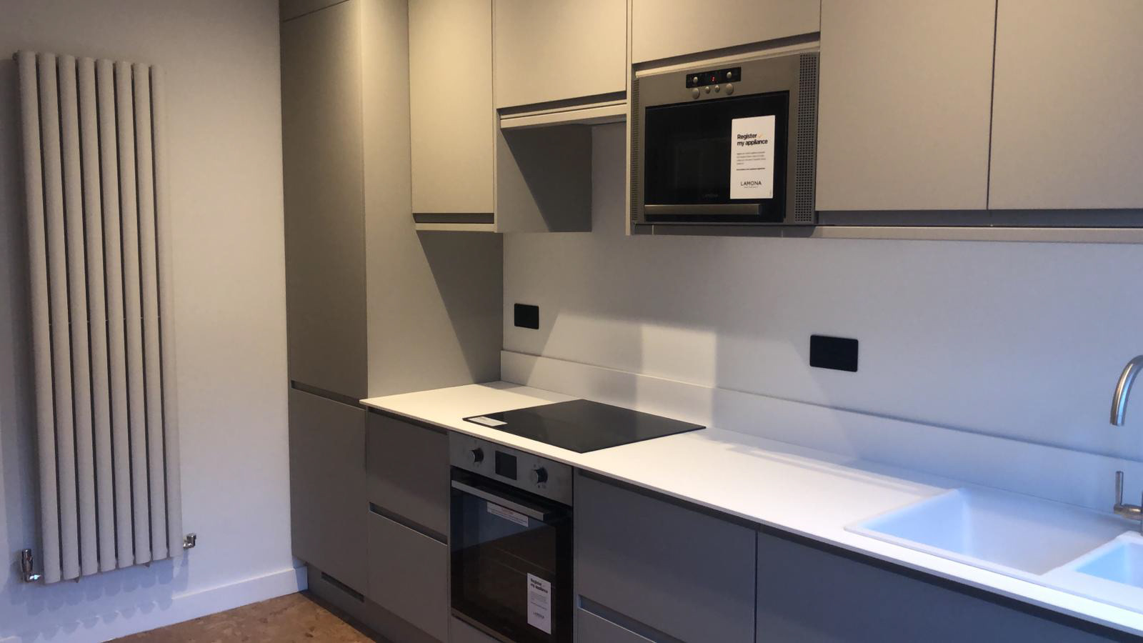 Independent Kitchen Fitting & Room Refurbishment - HOWDENS MATT GREY ...
