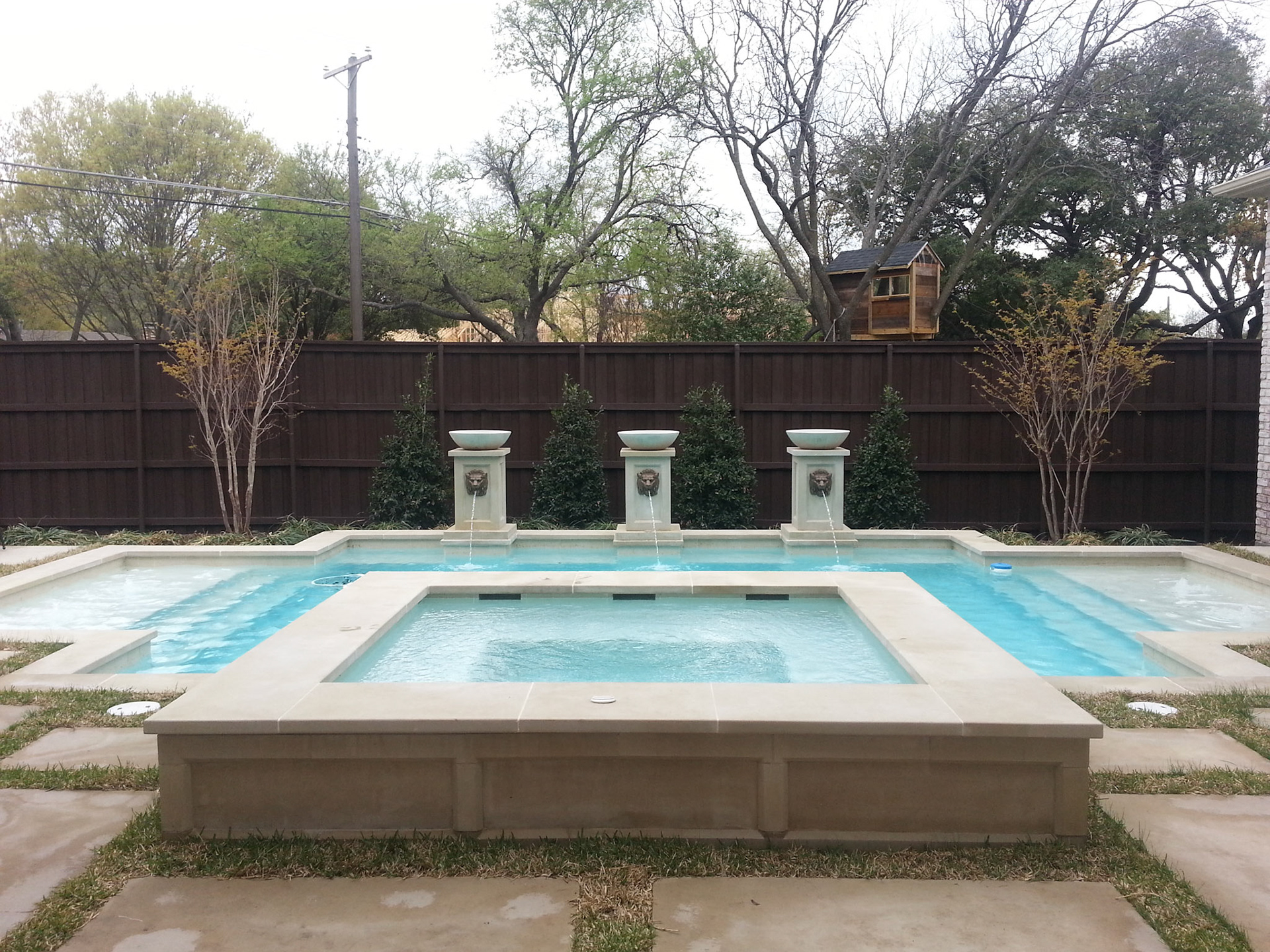 Imagine pool and landscape - Watson Residence