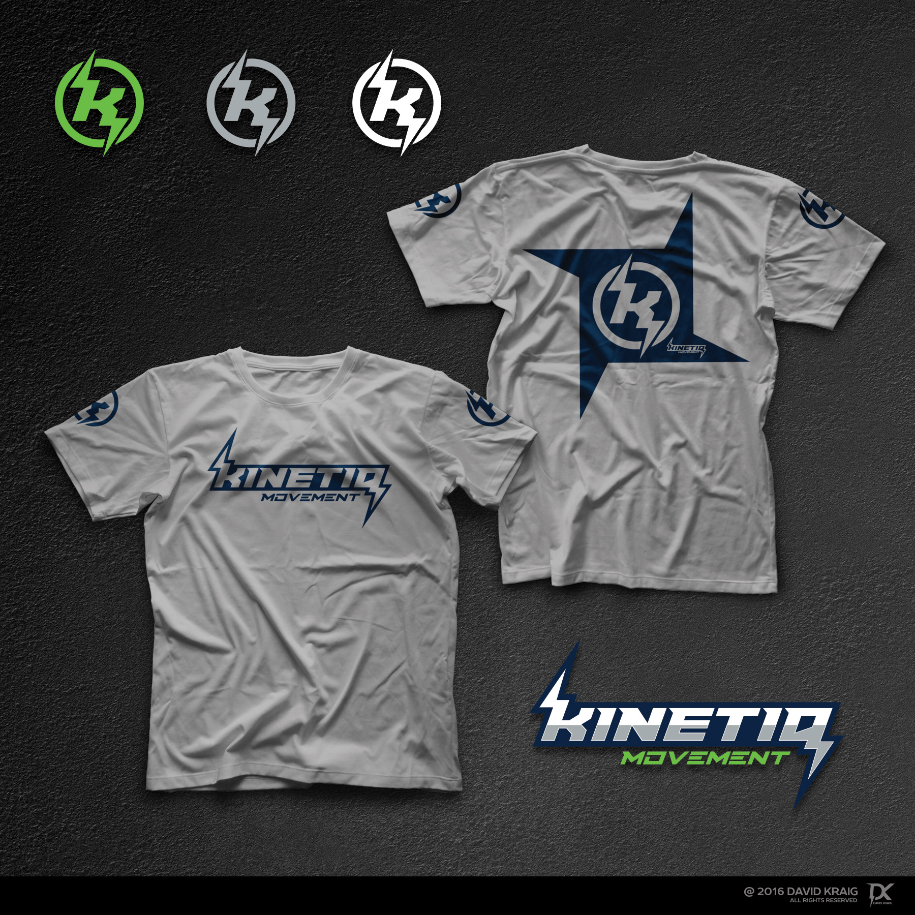 David Kraig - Kinetiq movement logo concept