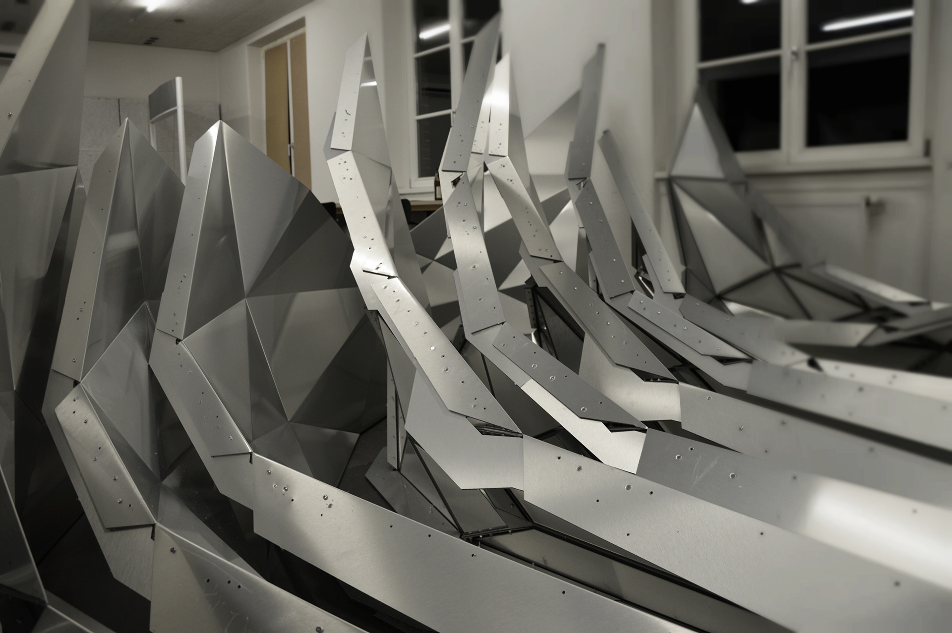 Tal Friedman - parametric architecture - origami pavilion