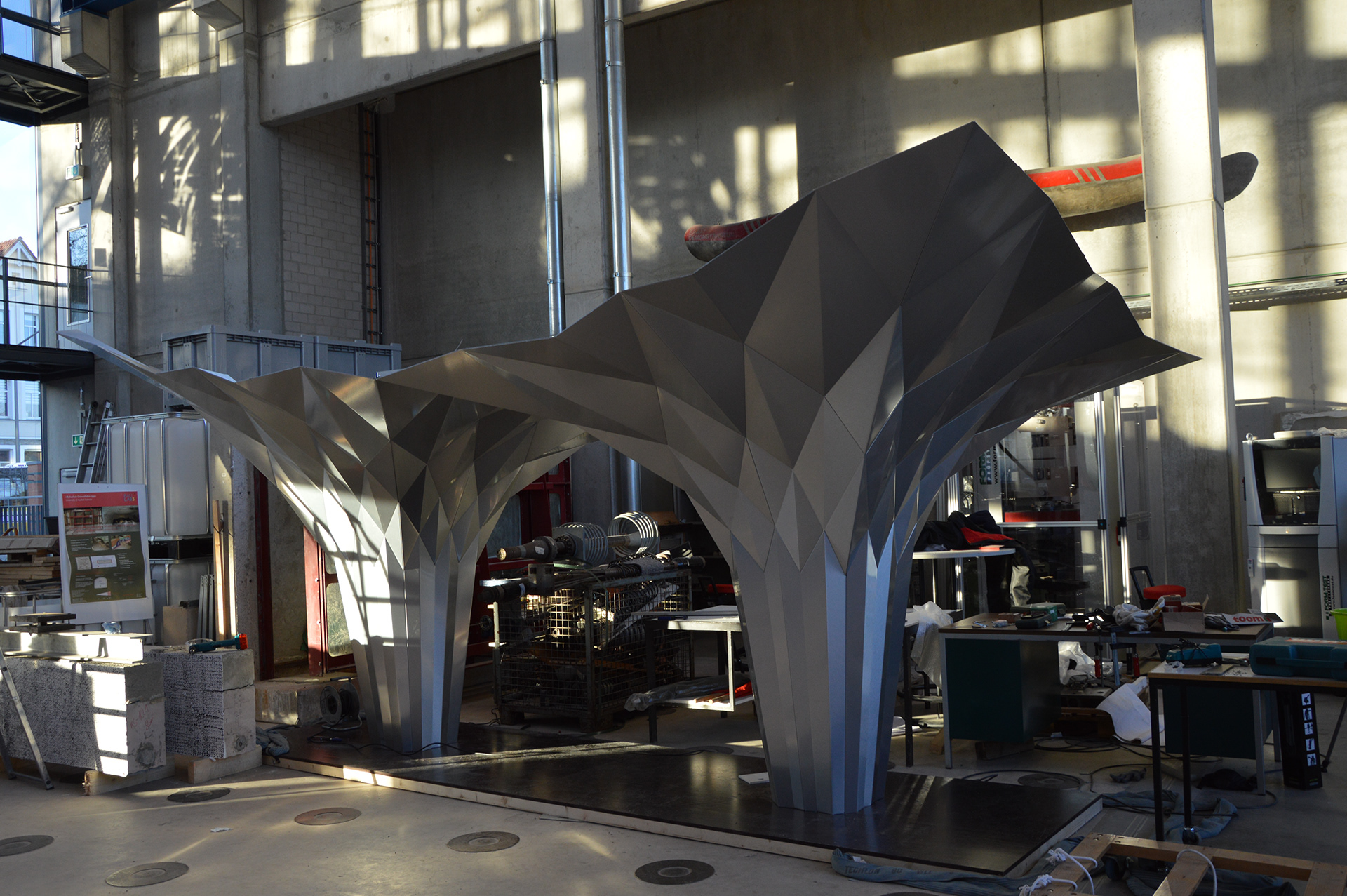 Tal Friedman - parametric architecture - origami pavilion