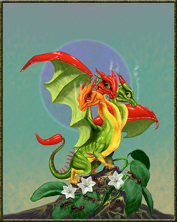 Stanley Morrison - Garden Dragons