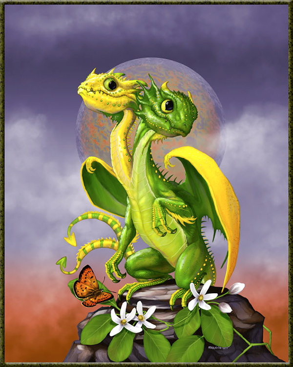 Stanley Morrison - Garden Dragons