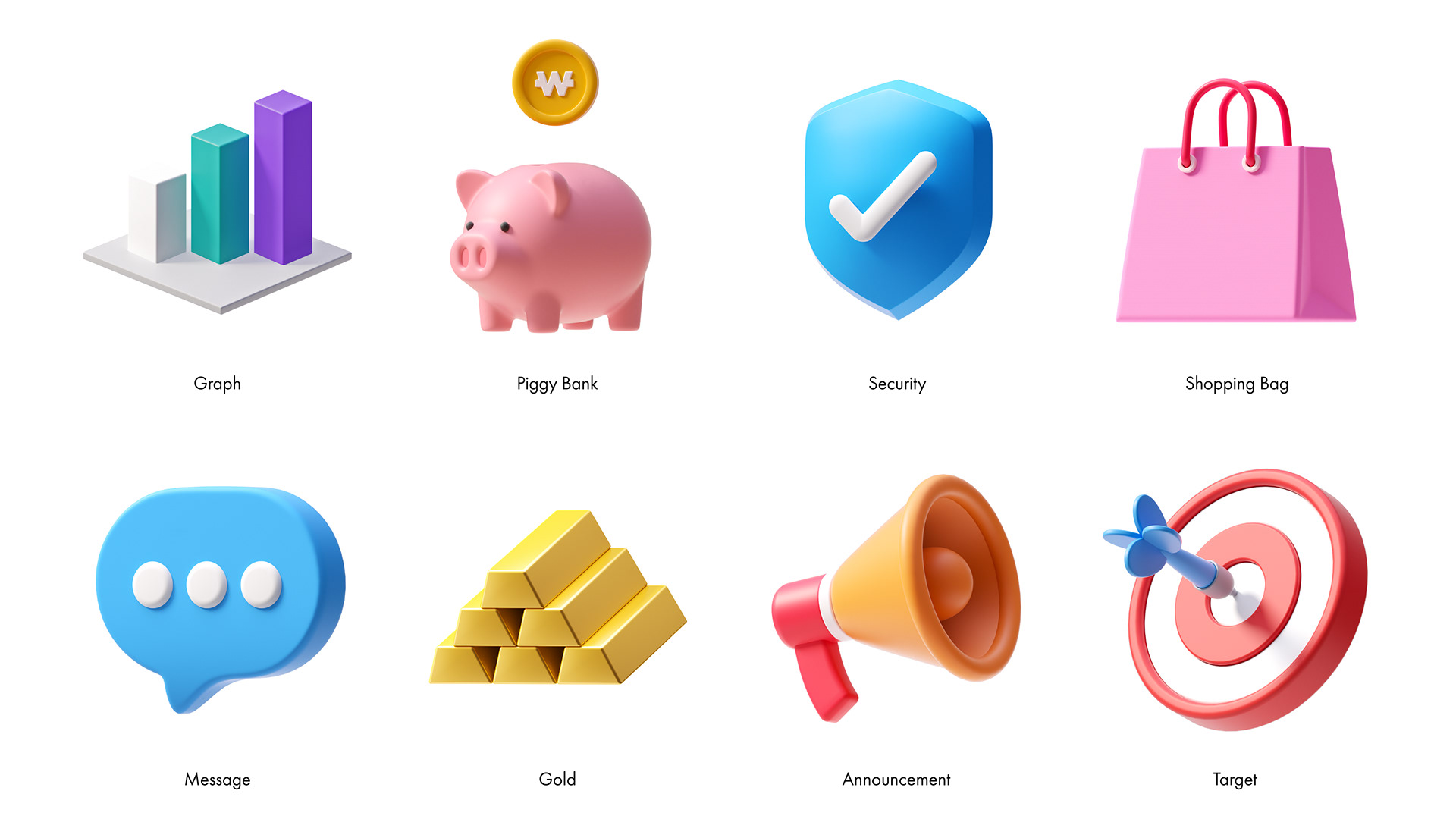 WOOT Creative - BC Card 3D Icons