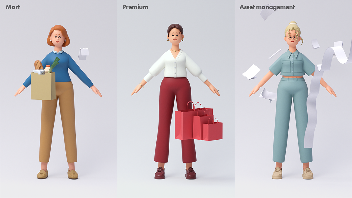 WOOT Creative - Samsung Card Character Branding