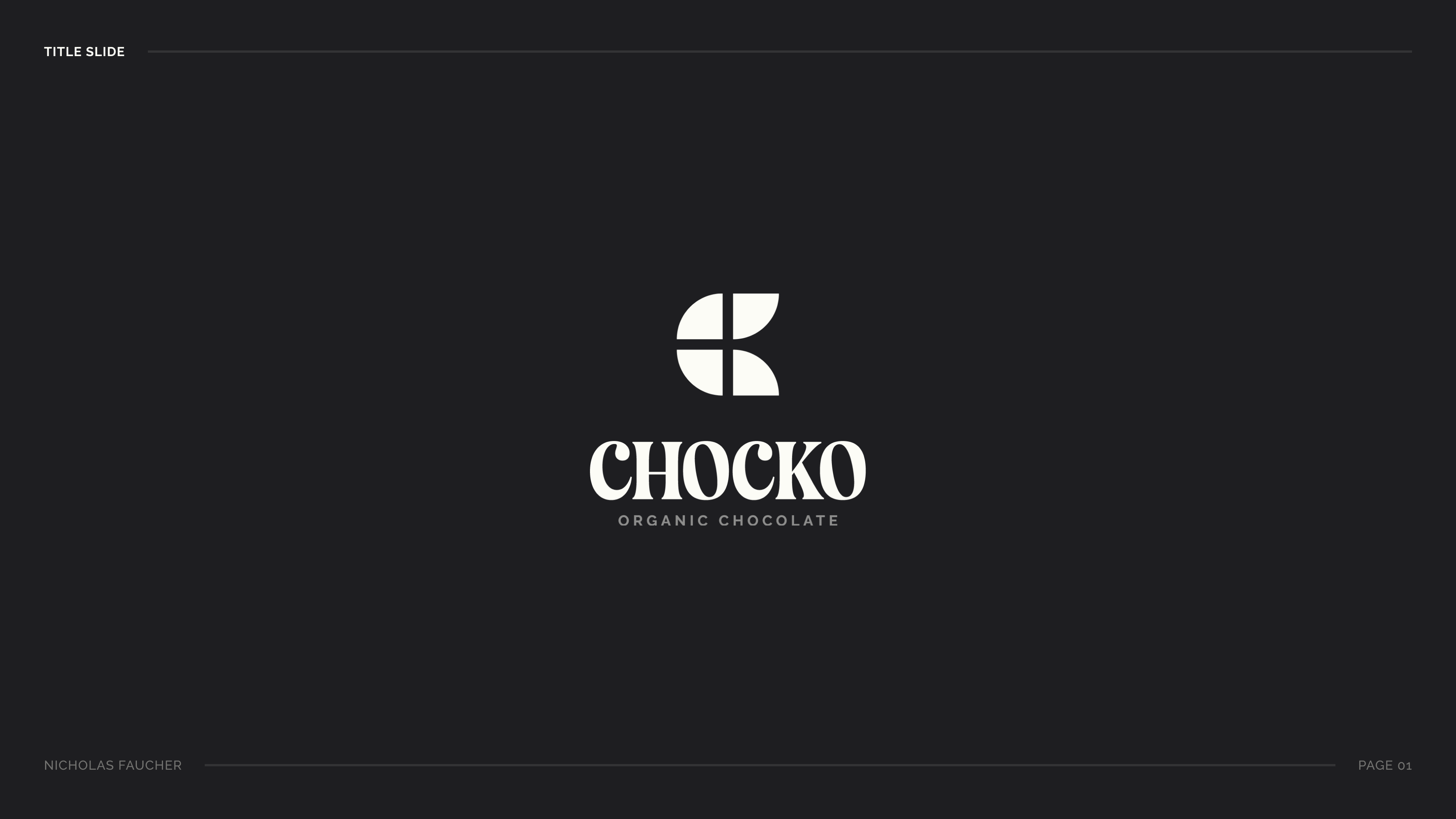 Nick Faucher - Copy of Chocko Branding Design