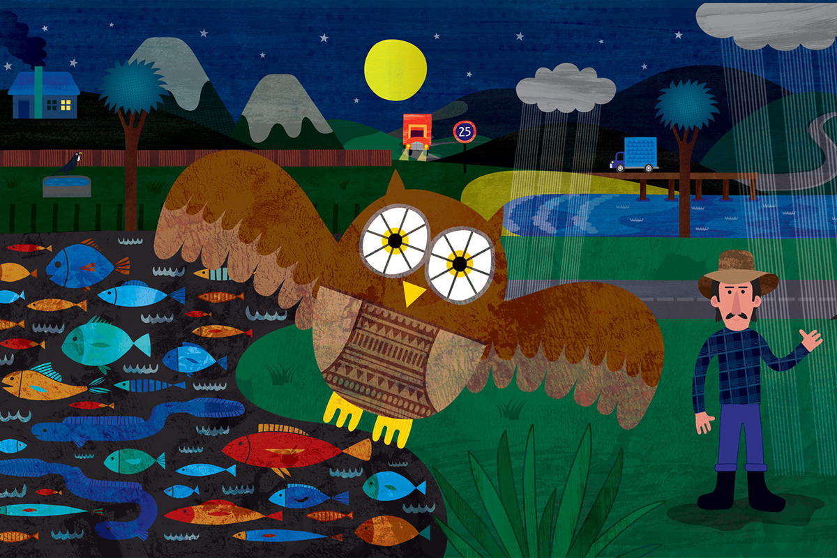 Greg Straight - Commercial Art and Illustration - While you are Sleeping