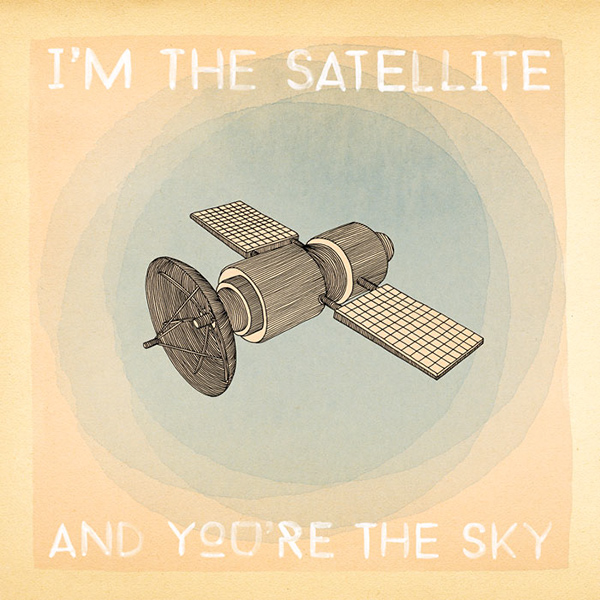 Matthew Allen Art, Illustration, Design and Photography - Satellite Poster