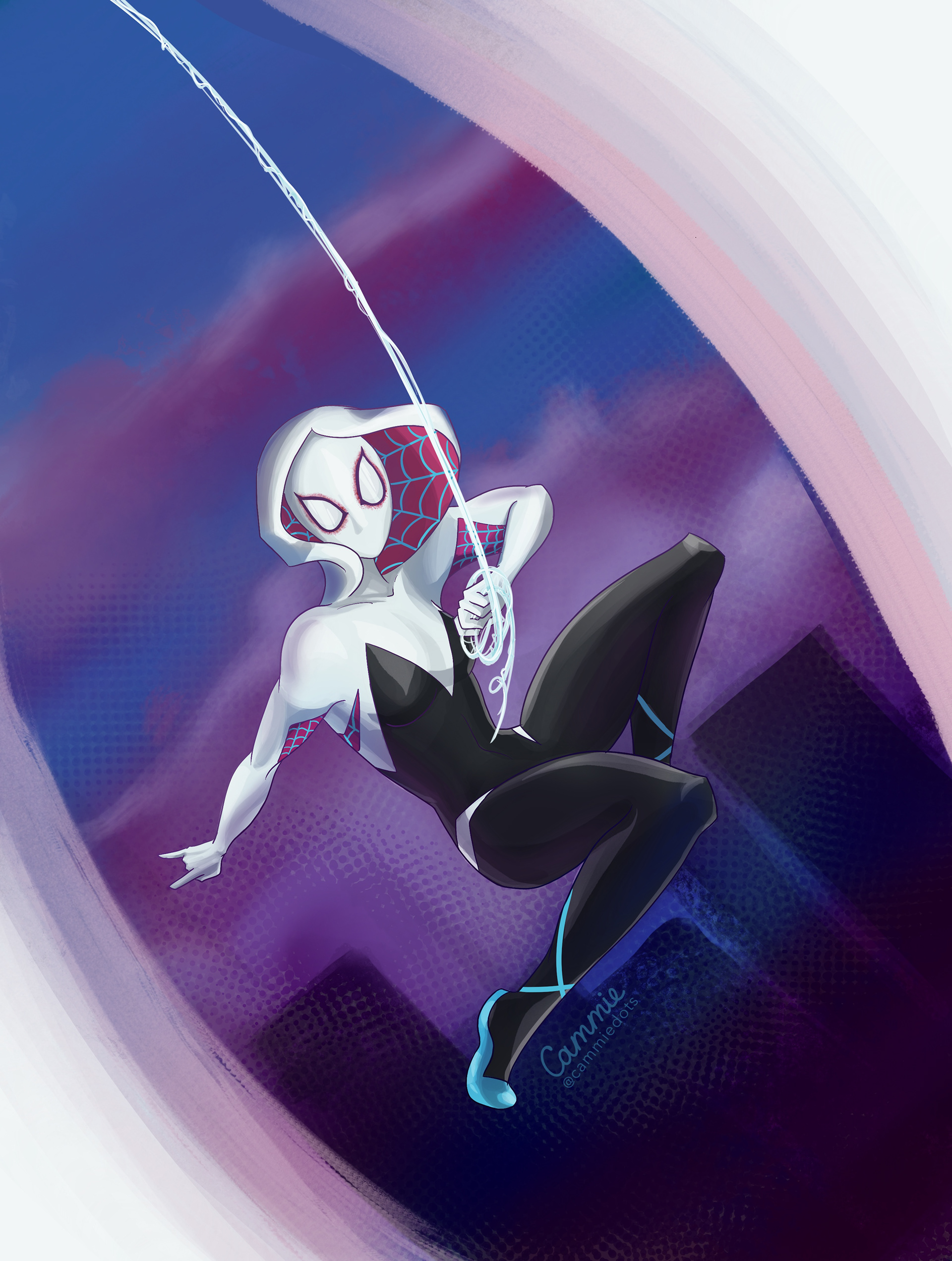 Cs Forbes Design And Illustration Spider Gwen Fan Art