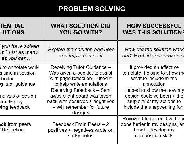 Ben Pollard Week 10 Problem Solving