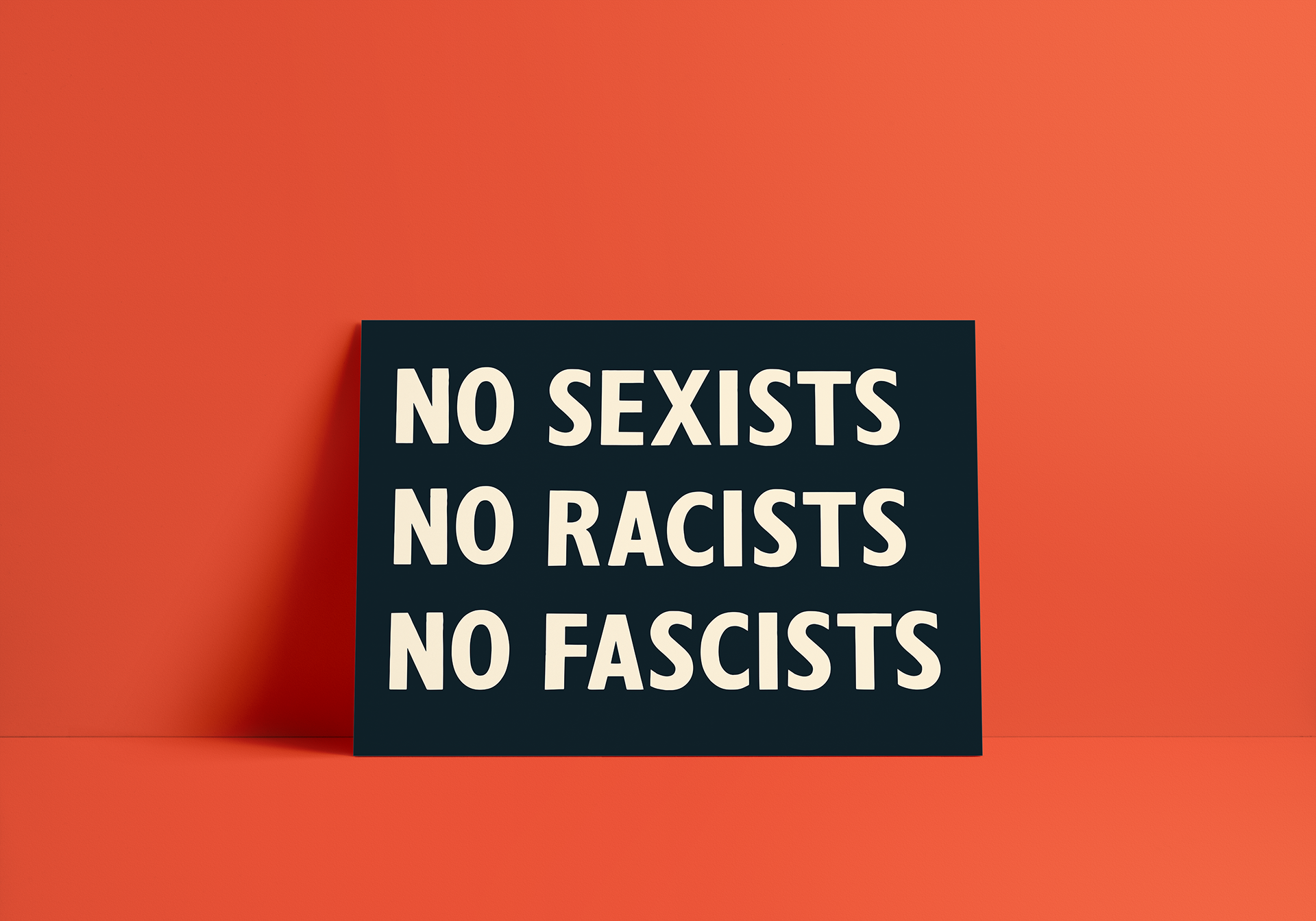 Rachele Dunn - No Sexists, No Racists, No Fascists