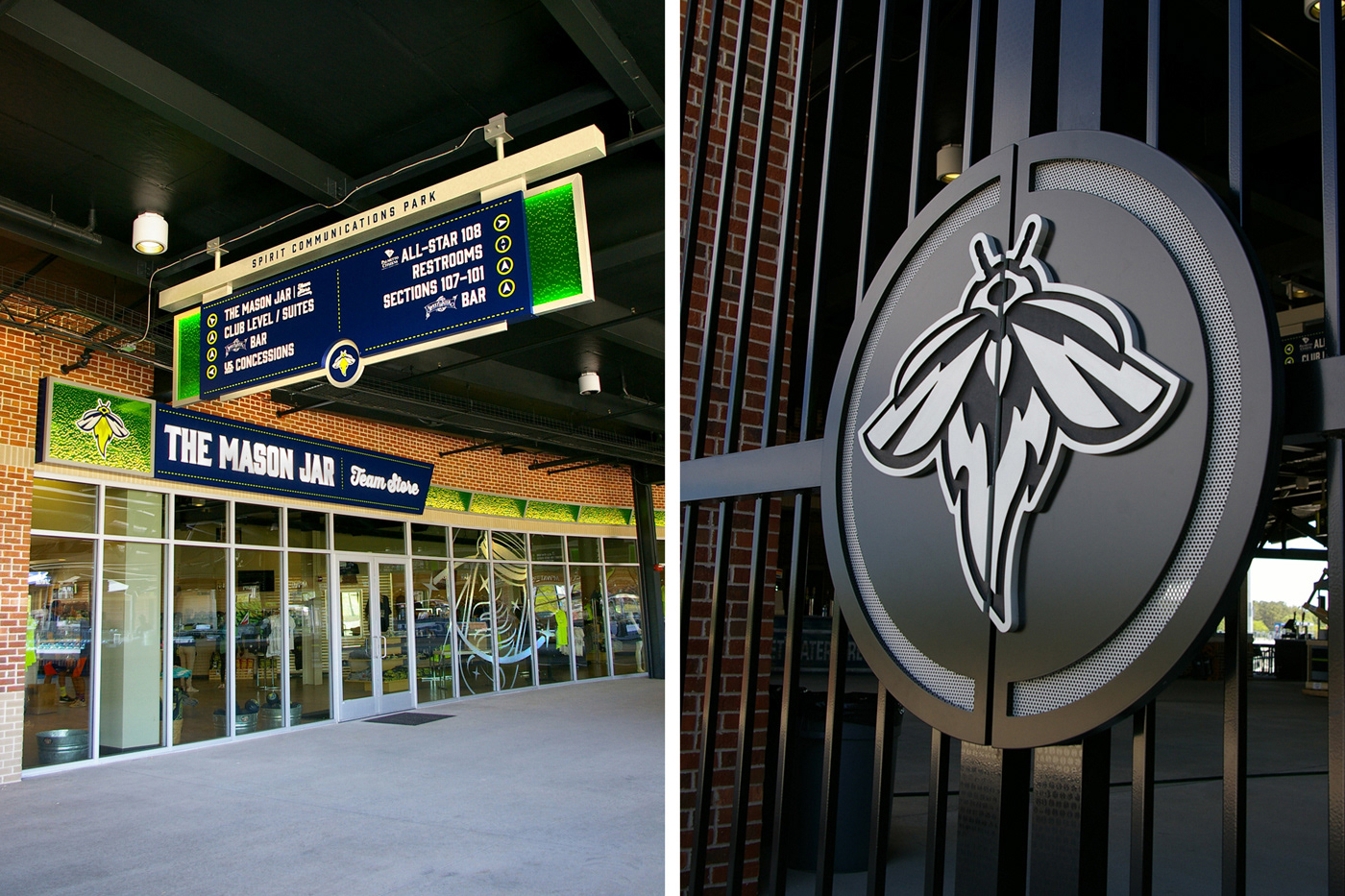 Jake Andrews Design - Columbia Fireflies - Signage & Graphics